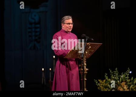 The Very Reverend Patrick Malloy attends the Joan Didion celebration of ...