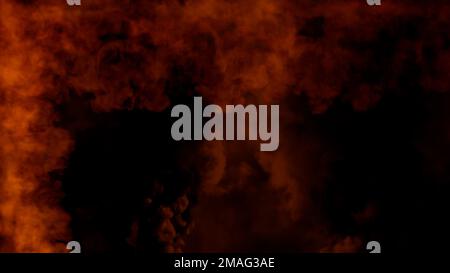 frame for content of 2 fire lines burning on black, isolated - object ...
