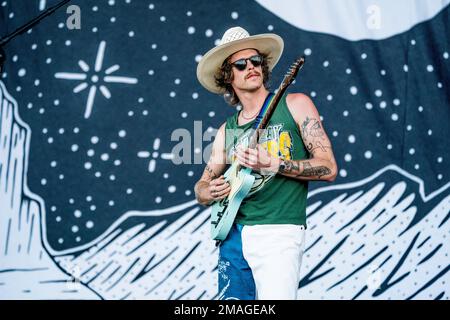 Taylor Meier of Caamp performs on day three of the BottleRock Napa ...