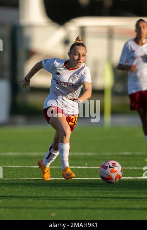Giada Greggi of A.S. Roma Femminile is in action during the 17th day of ...