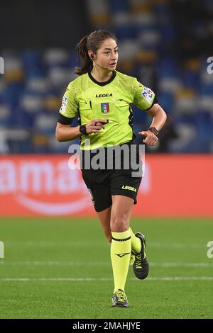 Italian referee Ferrieri Caputi during the Serie A football match SS ...