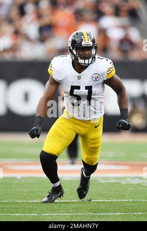 Pittsburgh Steelers linebacker Myles Jack (51) is announced before an ...