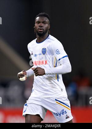 LILLE - Mama Balde of Estac Troyes during the French Ligue 1 match ...