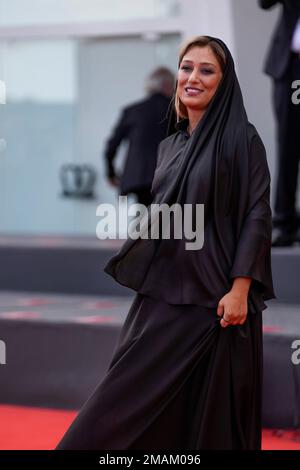 Diana Habibi poses for photographers upon arrival at the premiere of ...