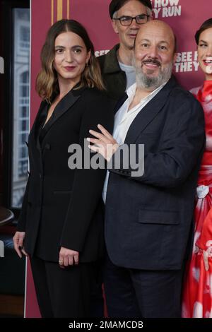 SEE HOW THEY RUN, from left: Ruth Wilson, Reece Shearsmith, Harris ...