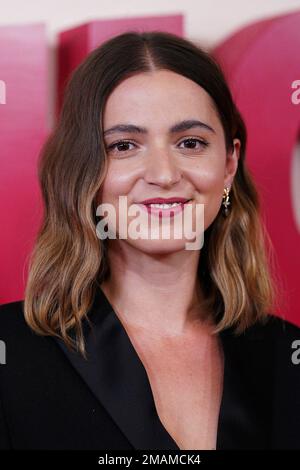 Pearl Chanda poses for photographers upon arrival at the London ...
