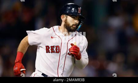 Boston Red Sox's Connor Wong during a baseball game at Fenway Park ...