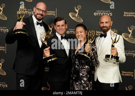 Jon Berkowitz, from left, Brad Colwell, Kimberly Tang, and Nolan ...
