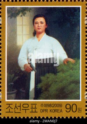 2009 North Korea stamp set. 15th anniversary of Kim Il Sung's Death ...