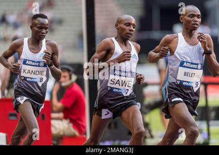 Kenya's Sebastian Kimaru Sawe competes during the One Hour Men at the ...