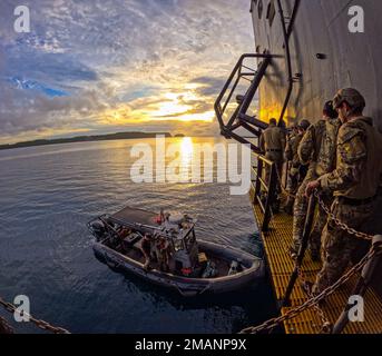 APRA HARBOR, Guam (Jan. 11, 2023) – Sailors assigned to Explosive ...