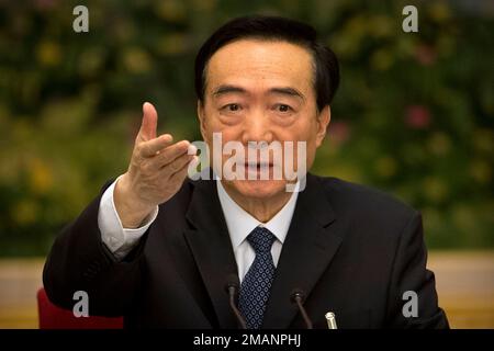 Chen Quanguo (C), Communist Party Secretary of Xinjiang Uyghur ...