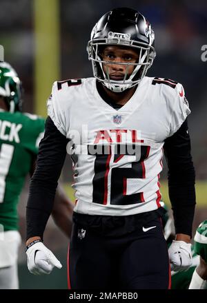 Atlanta Falcons wide receiver KhaDarel Hodge (12) runs during an NFL ...