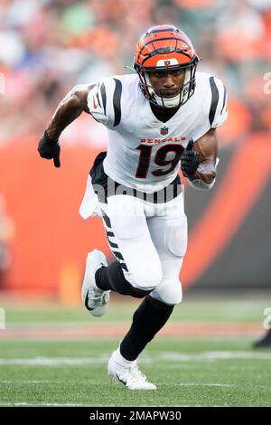 Cincinnati Bengals wide receiver Kendric Pryor (19) makes a catch ...