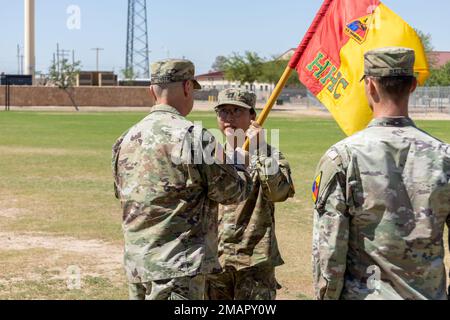 1AD CAB conducts a change of command ceremony for HHC Brigade, where CPT Stephen Balaze will ...