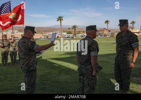 Brigadier General Austin E. Renforth, commanding general of Marine ...