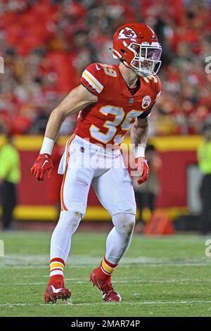 Kansas City Chiefs safety Zayne Anderson catches a ball during NFL ...