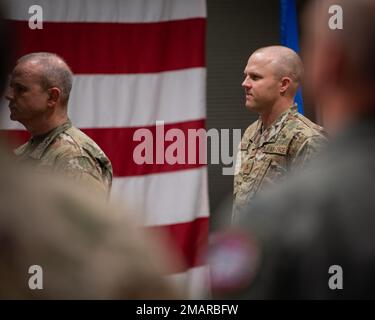 An assumption of command ceremony is held at the Tulsa Air National ...