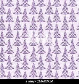 Gender neutral purple botanical foliage seamless raster background ...