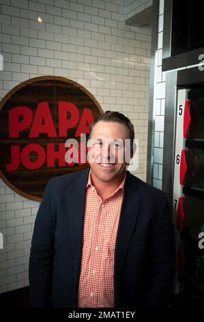 Smyrna, Georgia, USA. 8th Sep, 2022. Papa Johns Pizza CEO Rob Lynch at ...