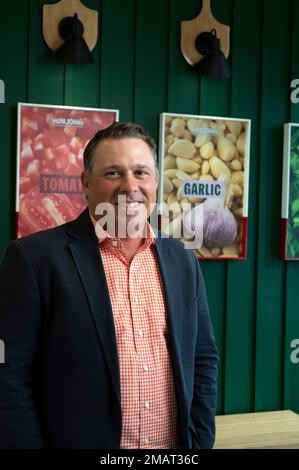 Smyrna, Georgia, USA. 8th Sep, 2022. Papa Johns Pizza CEO Rob Lynch ...