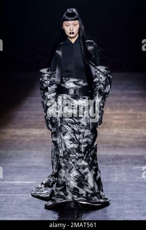 Paris, Frankreich. 19th Jan, 2023. AMI - ALEXANDRE MATTIUSSI Fall/Winter 2023-24 Runway during ...