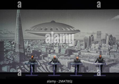 Ralf Hutter, left, Henning Schmitz, second left, Fritz Hilpert, second ...