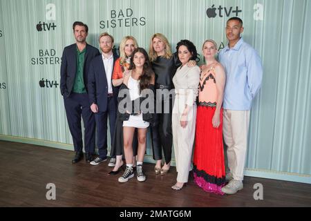 Saise Quinn and Sarah Greene pose for photographers upon arrival for ...