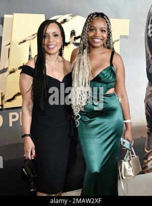 ABC News president Kimberly Godwin, left, and daughter Kristen attend ...