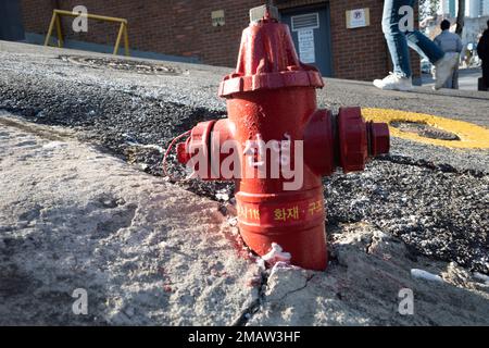 Fire hydrant in Seoul South Korea Stock Photo - Alamy
