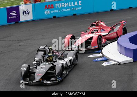 Avalanche Andretti Formula E's driver Jake Dennis arrives for the ...