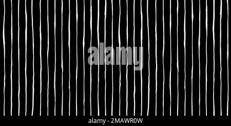 Seamless vertical pinstripe pattern made of wonky hand drawn black ink ...
