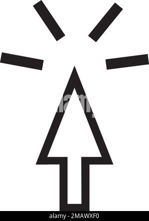 cursor logo stock vektor template Stock Vector Image & Art - Alamy