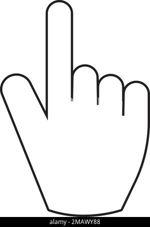 cursor logo stock vektor template Stock Vector Image & Art - Alamy