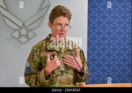 Air Force Maj. Gen. Leah Lauderback, director of intelligence ...