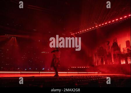 The Weeknd performs during The After Hours Til Dawn Global Stadium Tour ...
