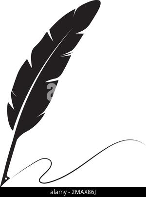 feather logo icon vektor illustration design Stock Vector Image & Art ...