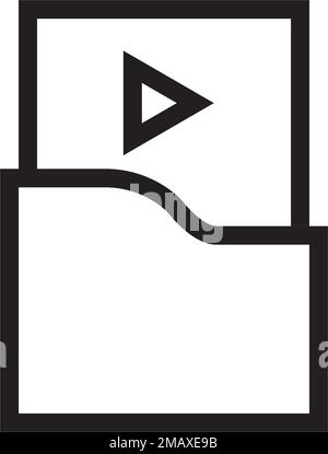 video logo vectordesign template Stock Vector Image & Art - Alamy