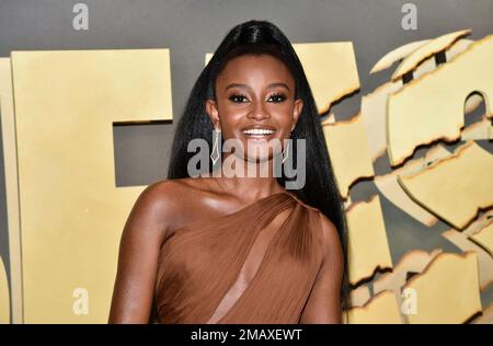 Iyana Halley attends the world premiere of "Beast" at the Museum of ...