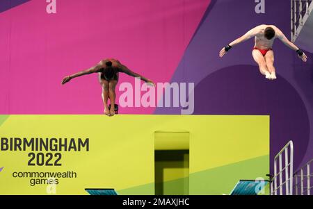 England's Benjamin Cutmore and Desharne Bent-Ashmeil during the Mixed ...