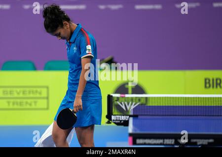 Australia's Yangzi Liu reacts after winning a match during the women's ...