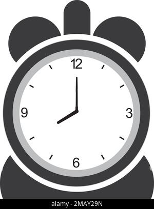 clock logo vektor illustration design Stock Vector Image & Art - Alamy