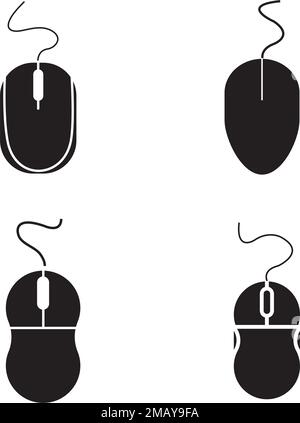 komputer mouse logo illustration design Stock Vector Image & Art - Alamy