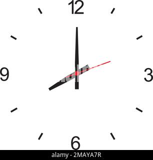 clock logo vektor illustration design Stock Vector Image & Art - Alamy