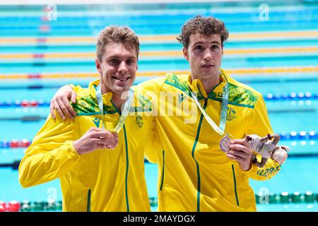 Silver medalist Benjamin Hance of Australia, gold medalist Nicholas ...