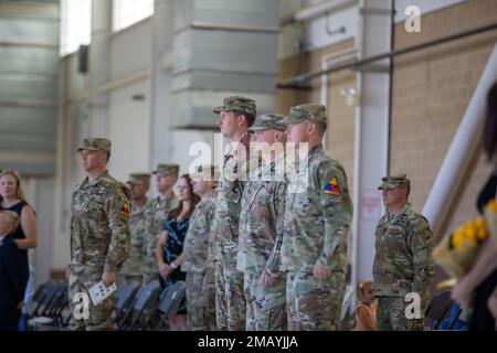1AD CAB as we conduct a change of command ceremony for 1-501 AB, where ...