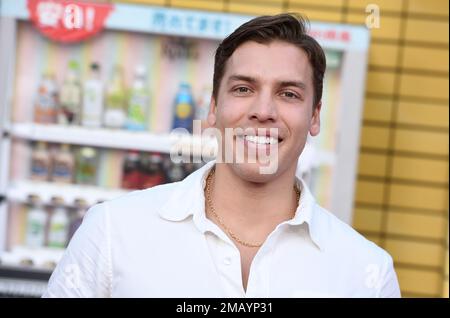 Joseph Baena arrives at the premiere of "Bullet Train," Monday, Aug. 1 ...