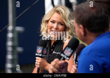NFL Network announcer Colleen Wolfe during the NFL football team's ...