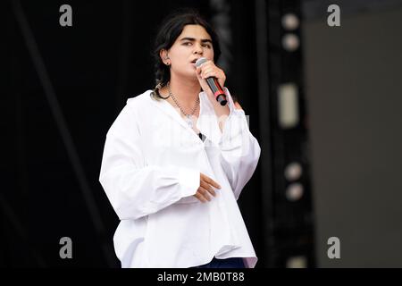 Underscores (Devon Karpf) performs on day one of the Lollapalooza Music ...
