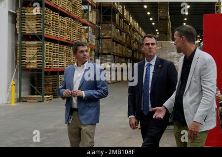 One of Jasco's Chief Eecutive Officers, Jason Trice, speaks following a ...